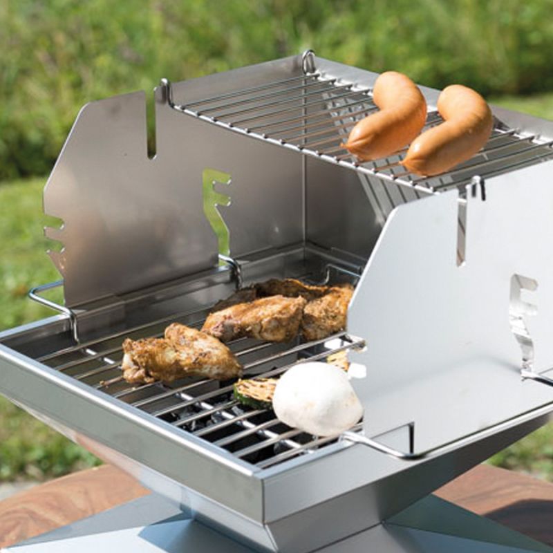 THÜROS T1 Direkt Plus Edelstahl Tischgrill