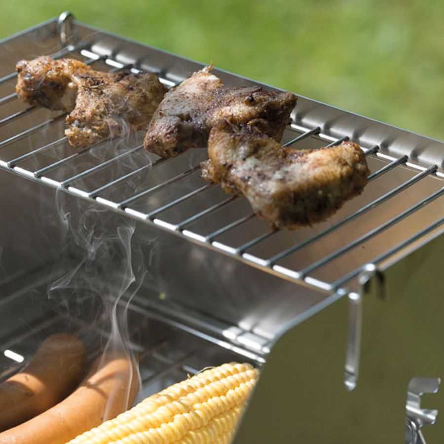 THÜROS T1 Direkt Plus Edelstahl Tischgrill